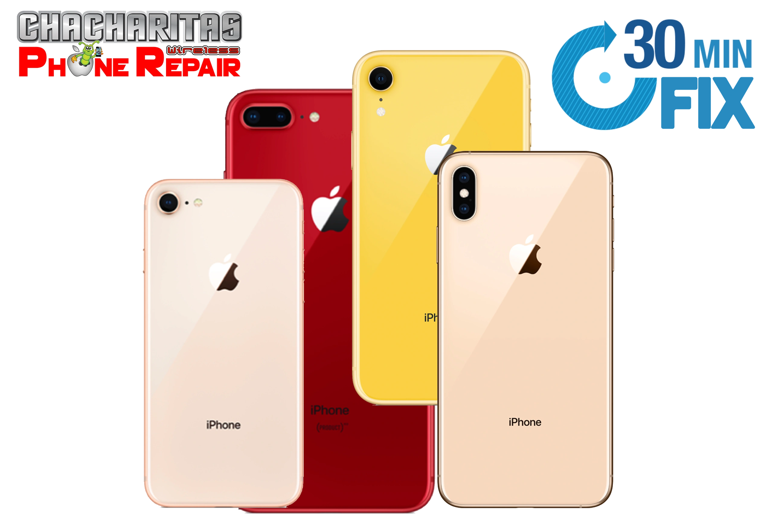 Back Glass Replacement iPhone 8/8Plus/X/XS/XR/XSMax