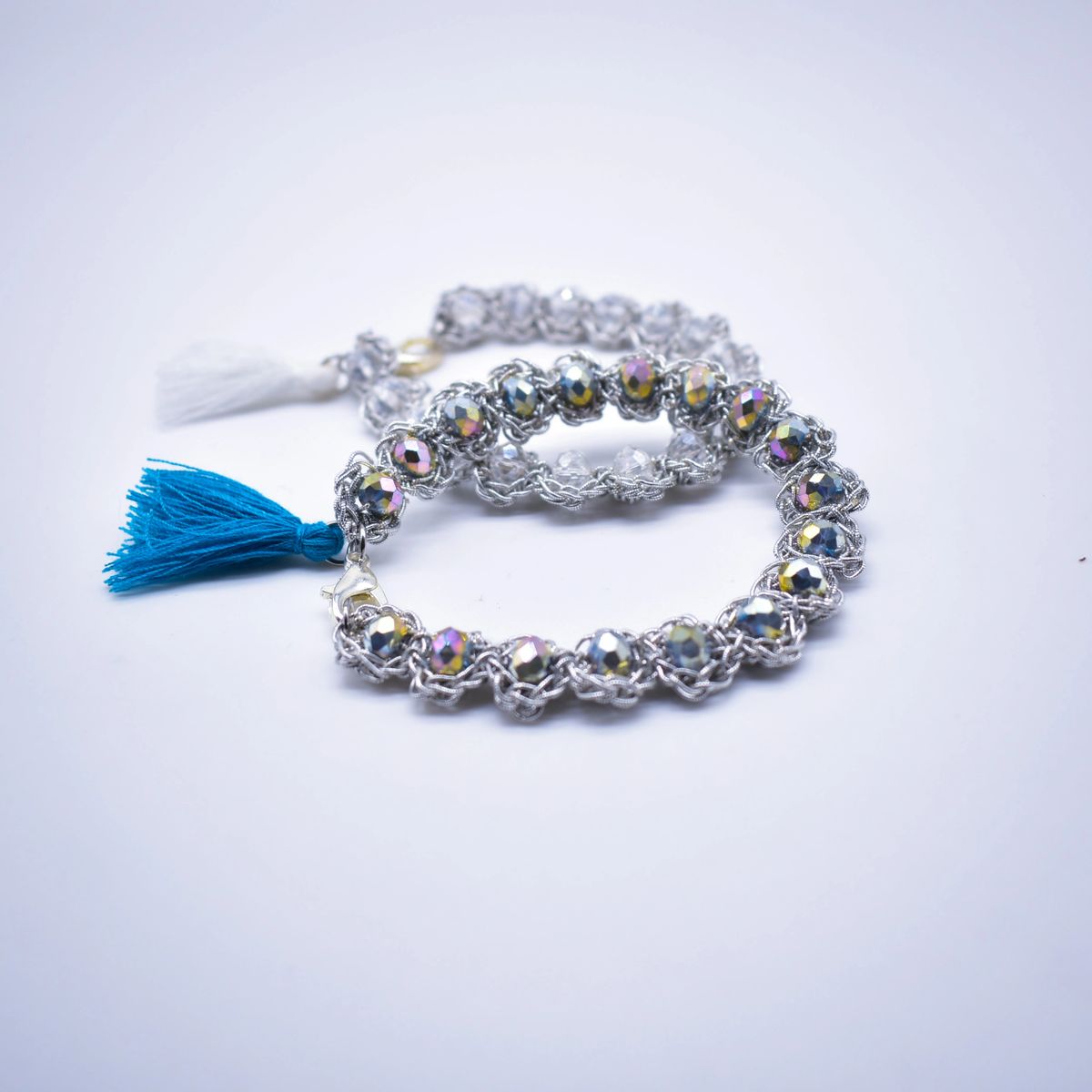 Crystal Twins Bracelet Set