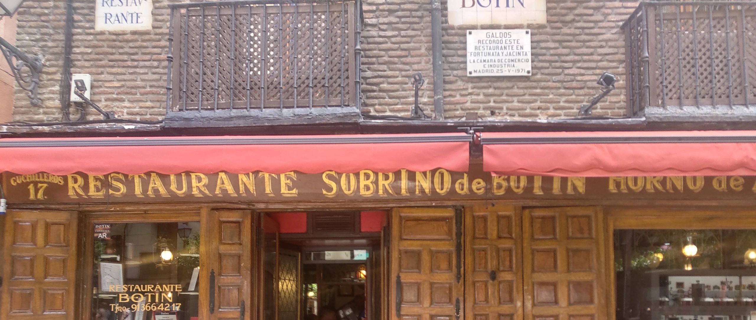 Hemingway and Botín