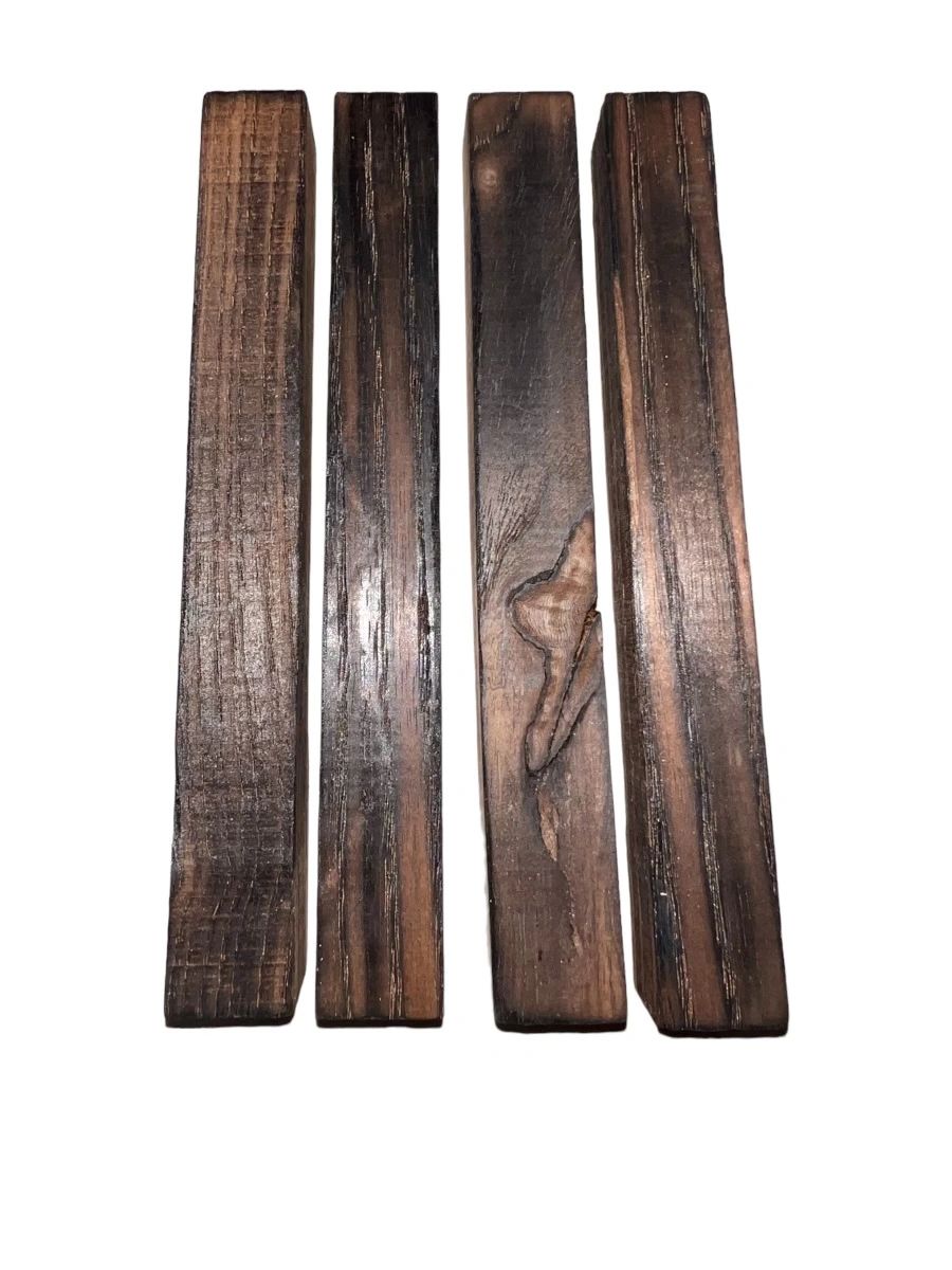 Staves - Medium Charred Oak Staves (4)