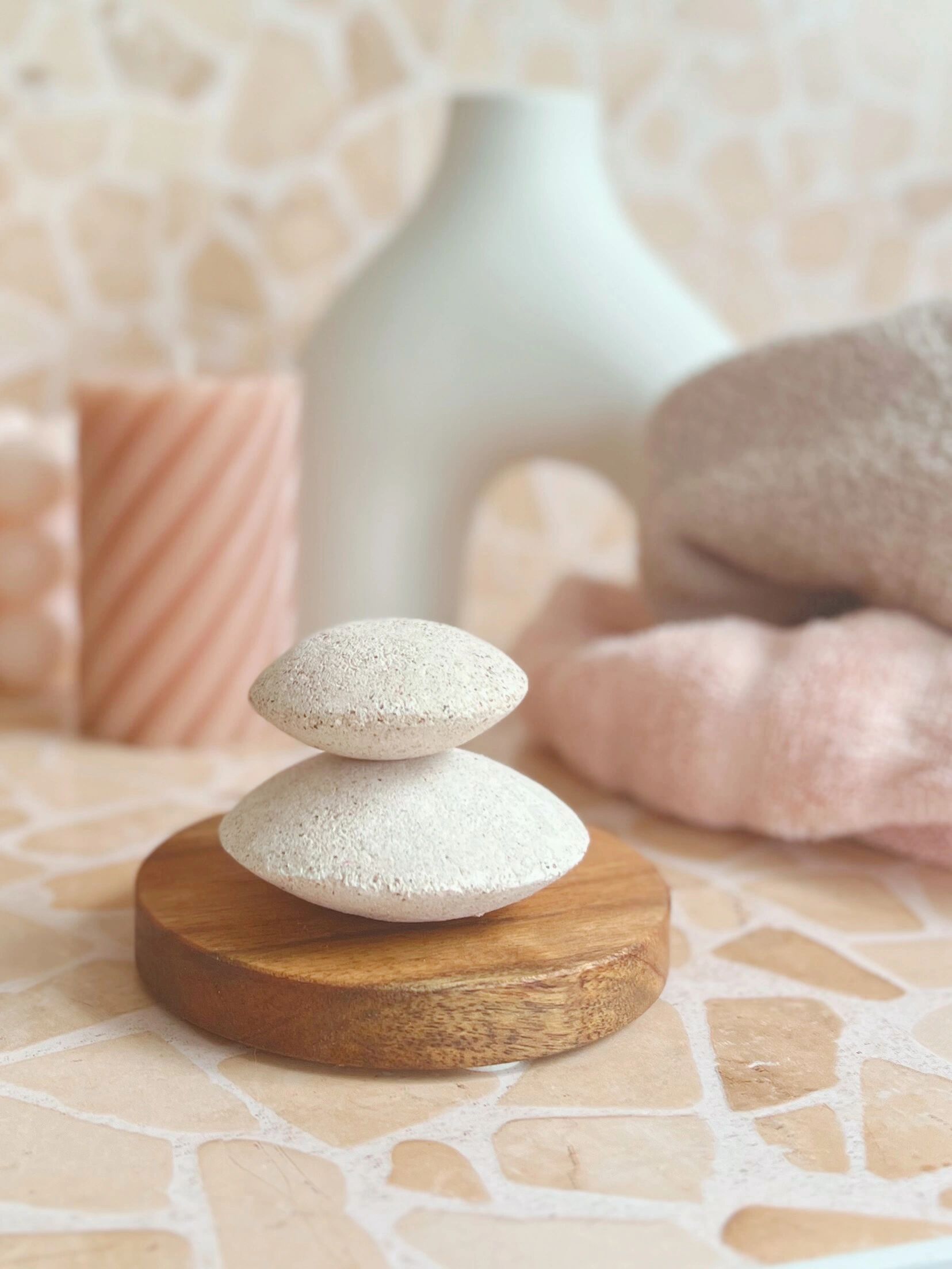 Achieve Natural Skin Care with Handmade Exfoliating Clay Stones