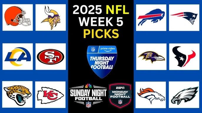 NFL Week 5 Primetime Games Slate Predictions and Best Bets
