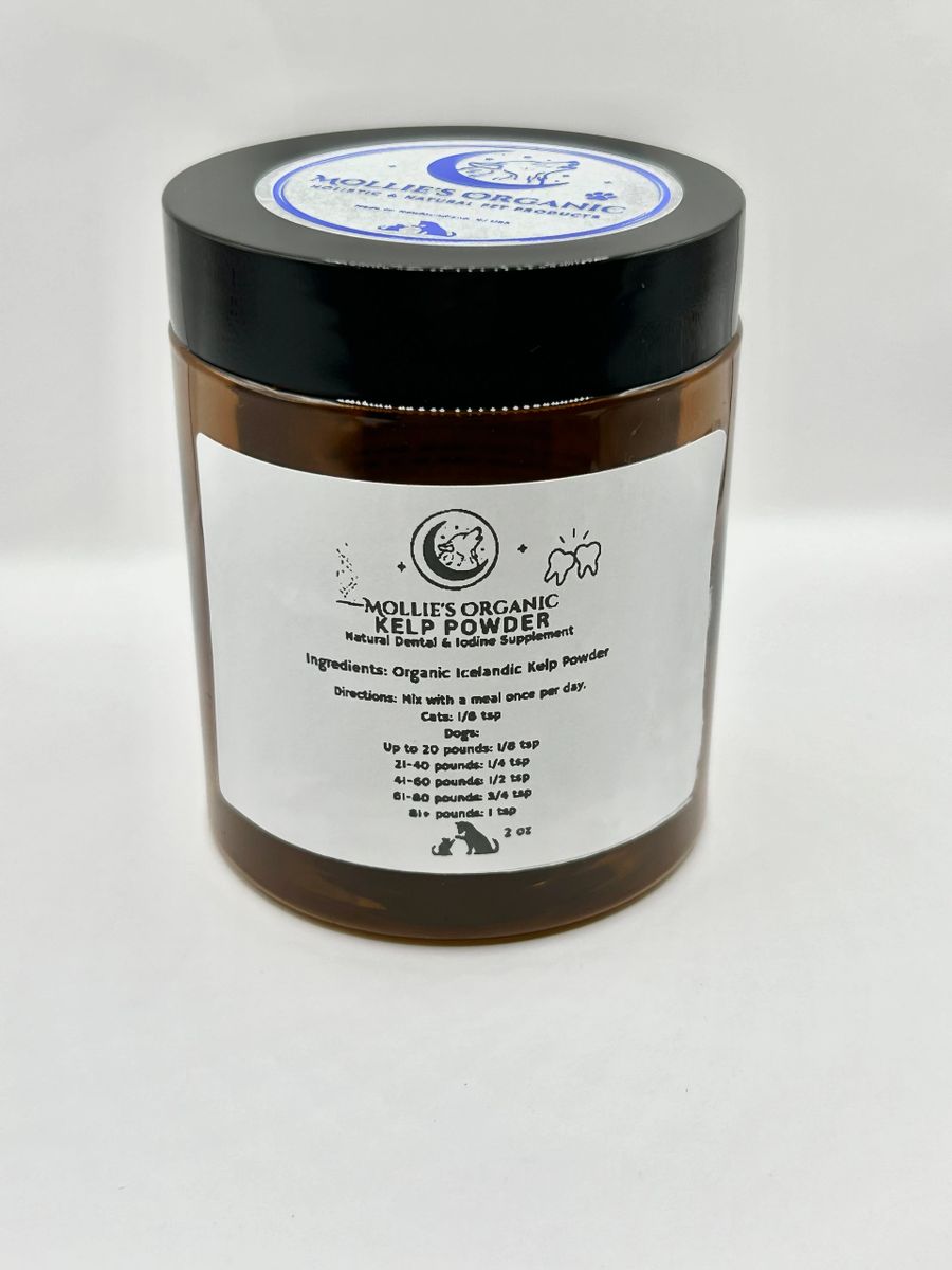 Organic Icelandic Kelp Powder for Dogs and Cats - Natural Dental ...