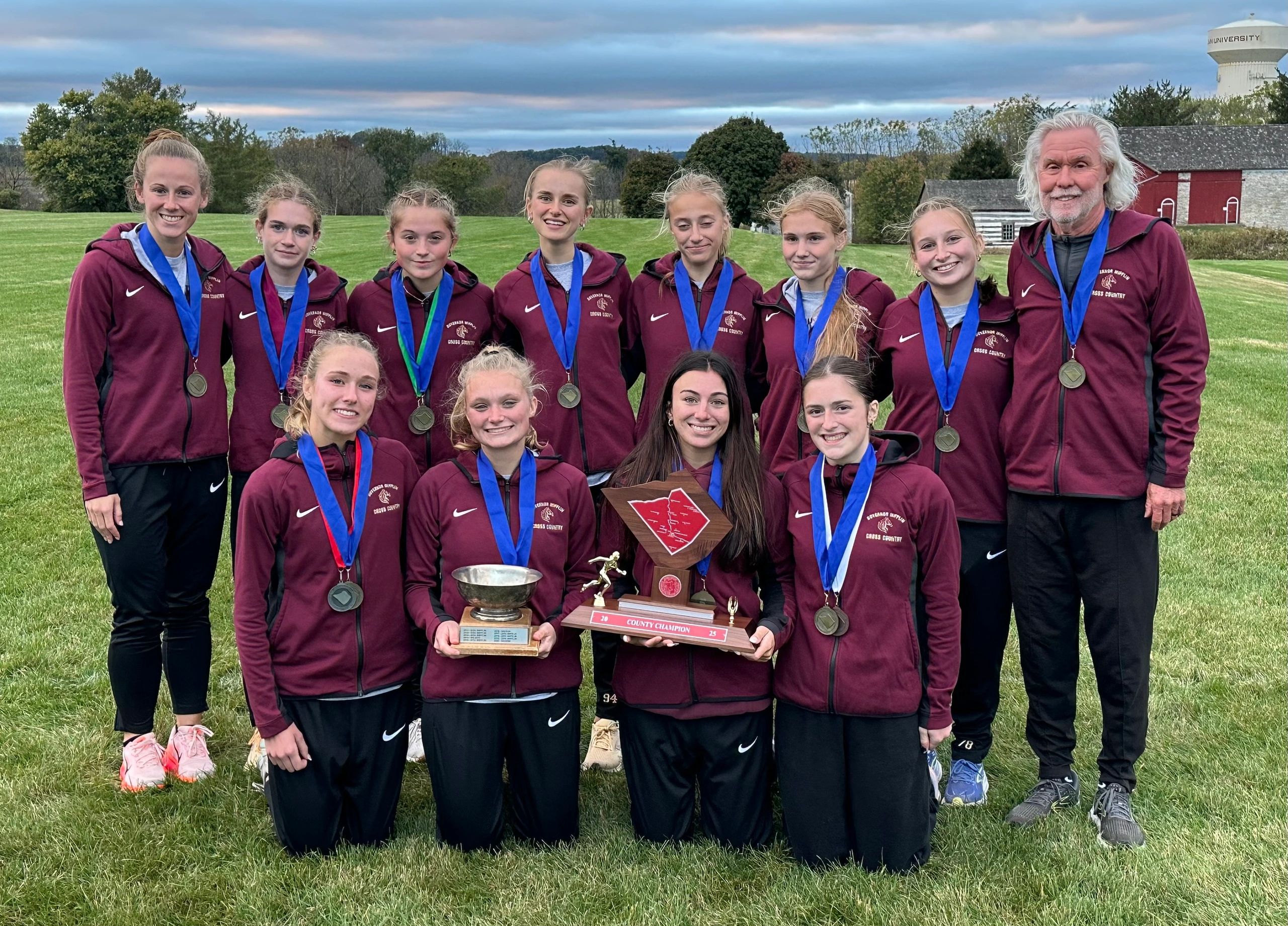 Lady Mustangs Win 25th County Cross Country Championship