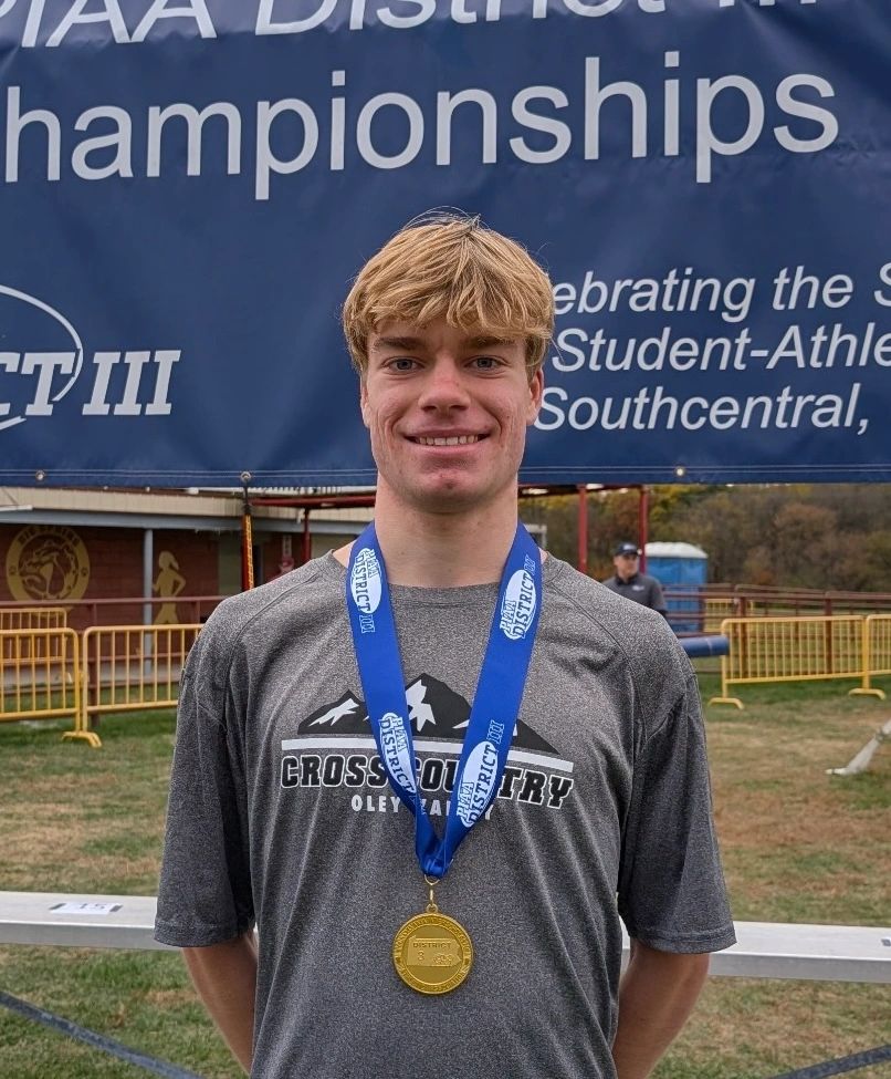 Ryan Gourley is Boys Cross Country BCIAA Athlete of the Year