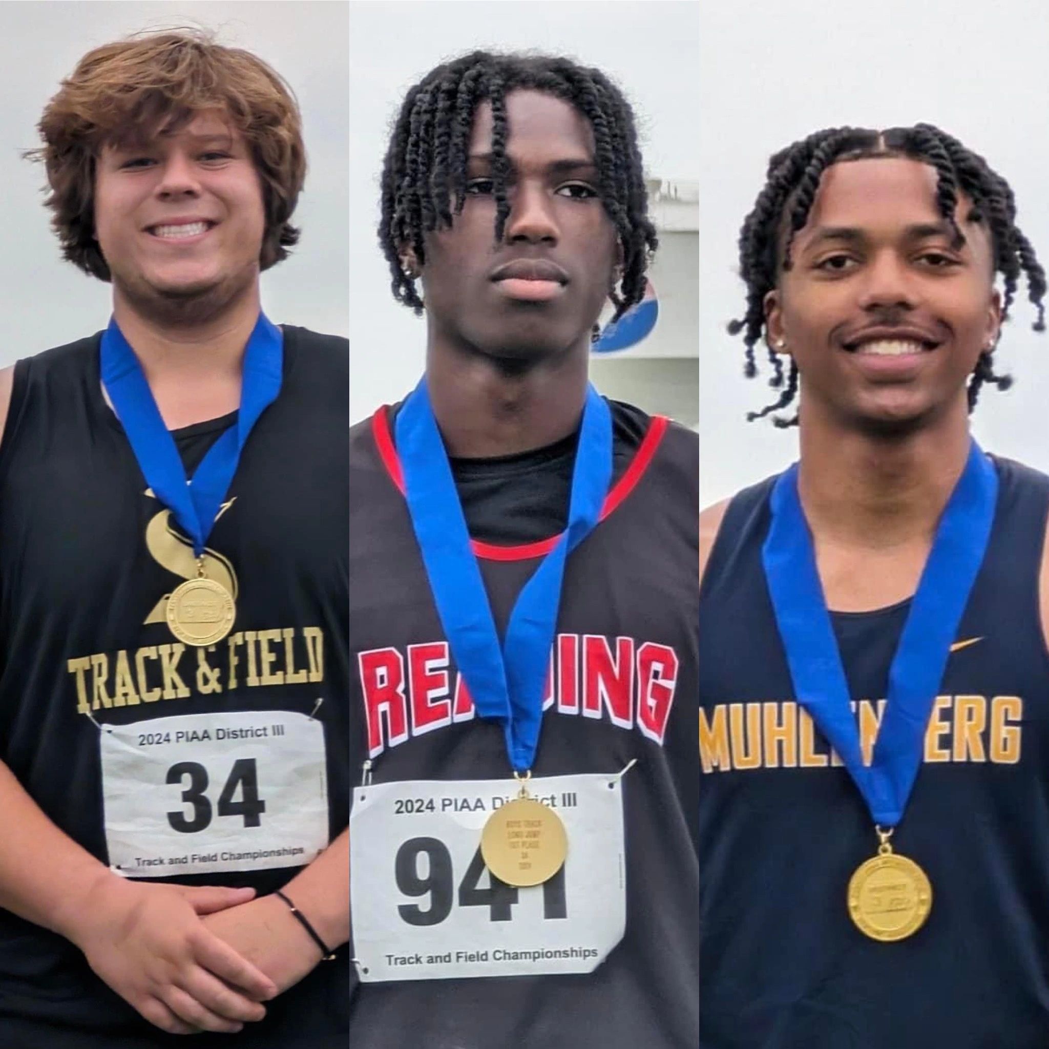 Mider, Beatty, Archie win District III 3A track/field GOLD medals