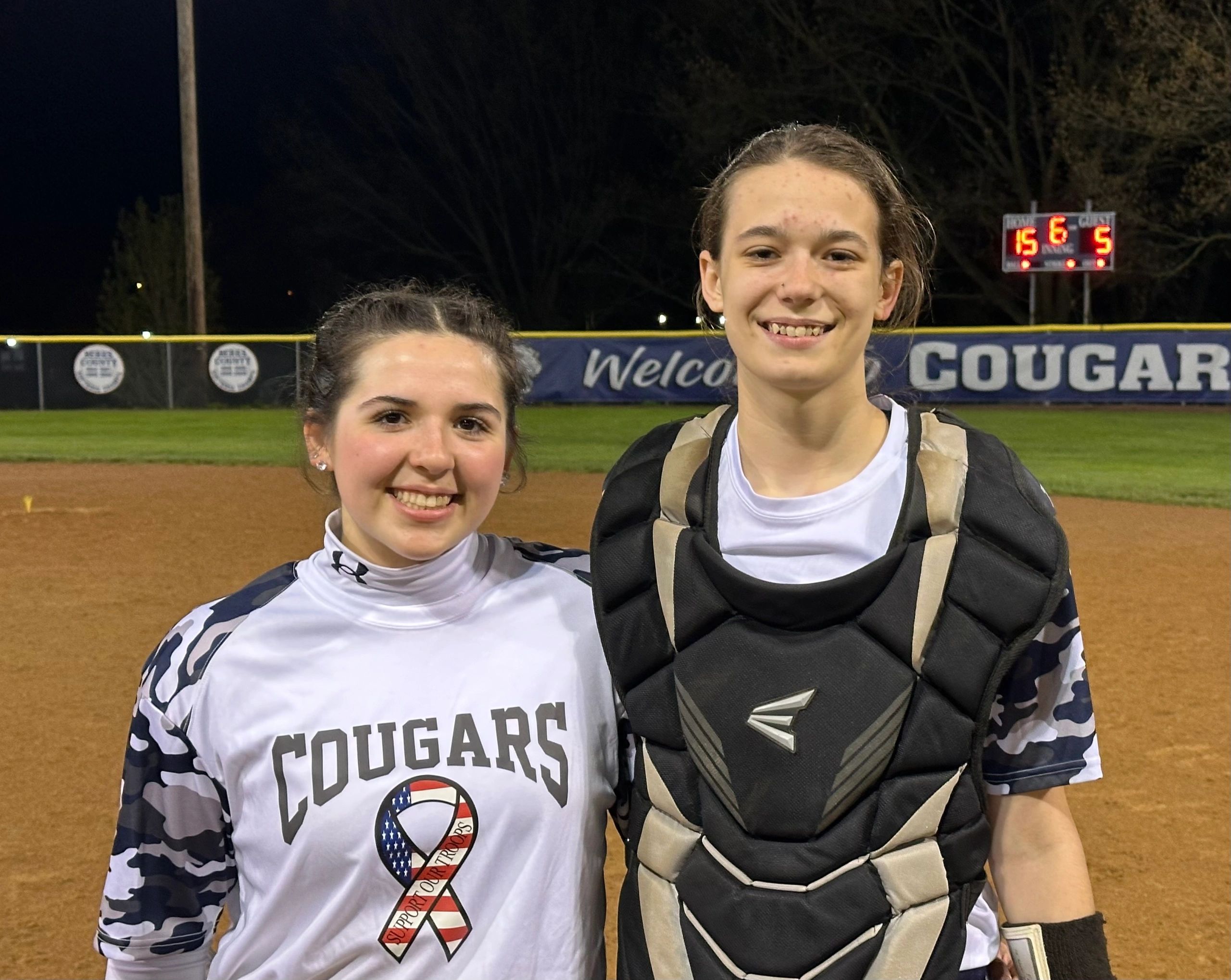 Cougars bust open tie game to beat Bullets in Berks 3-4 softball