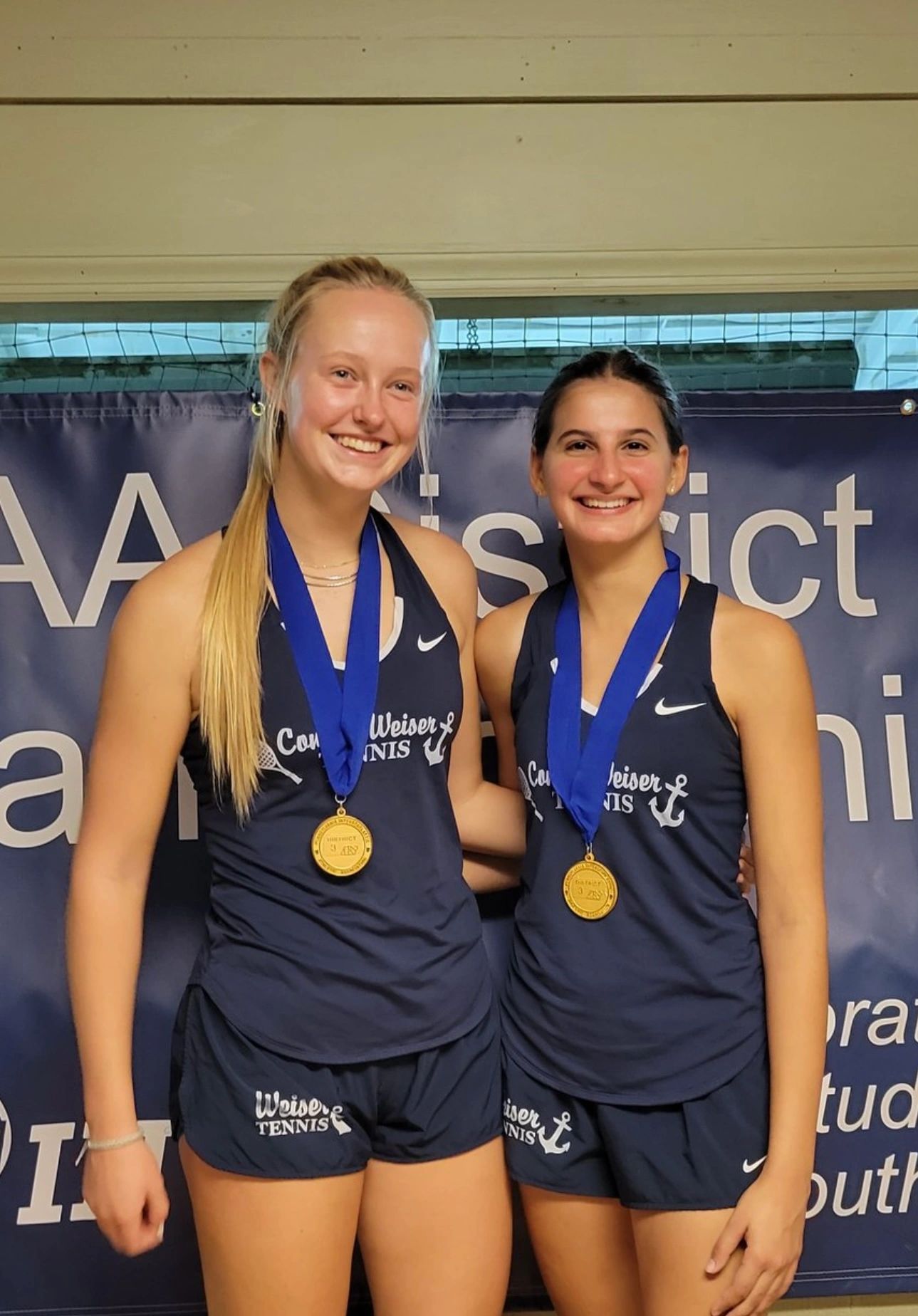 Perkins & Waltz (Conrad Weiser) win District III 2A Doubles GOLD