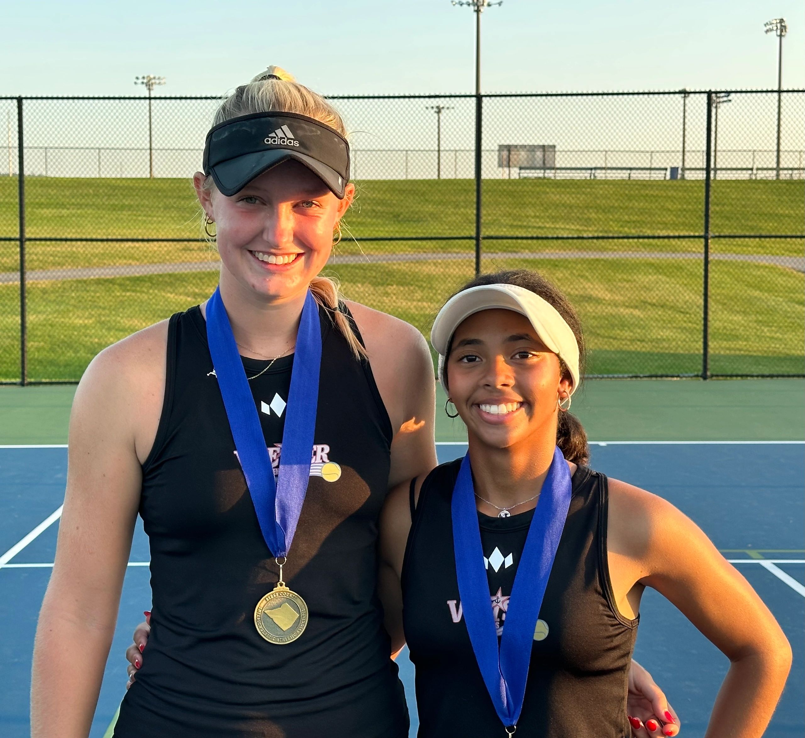 Perkins & Wiggins win BCIAA Doubles championship
