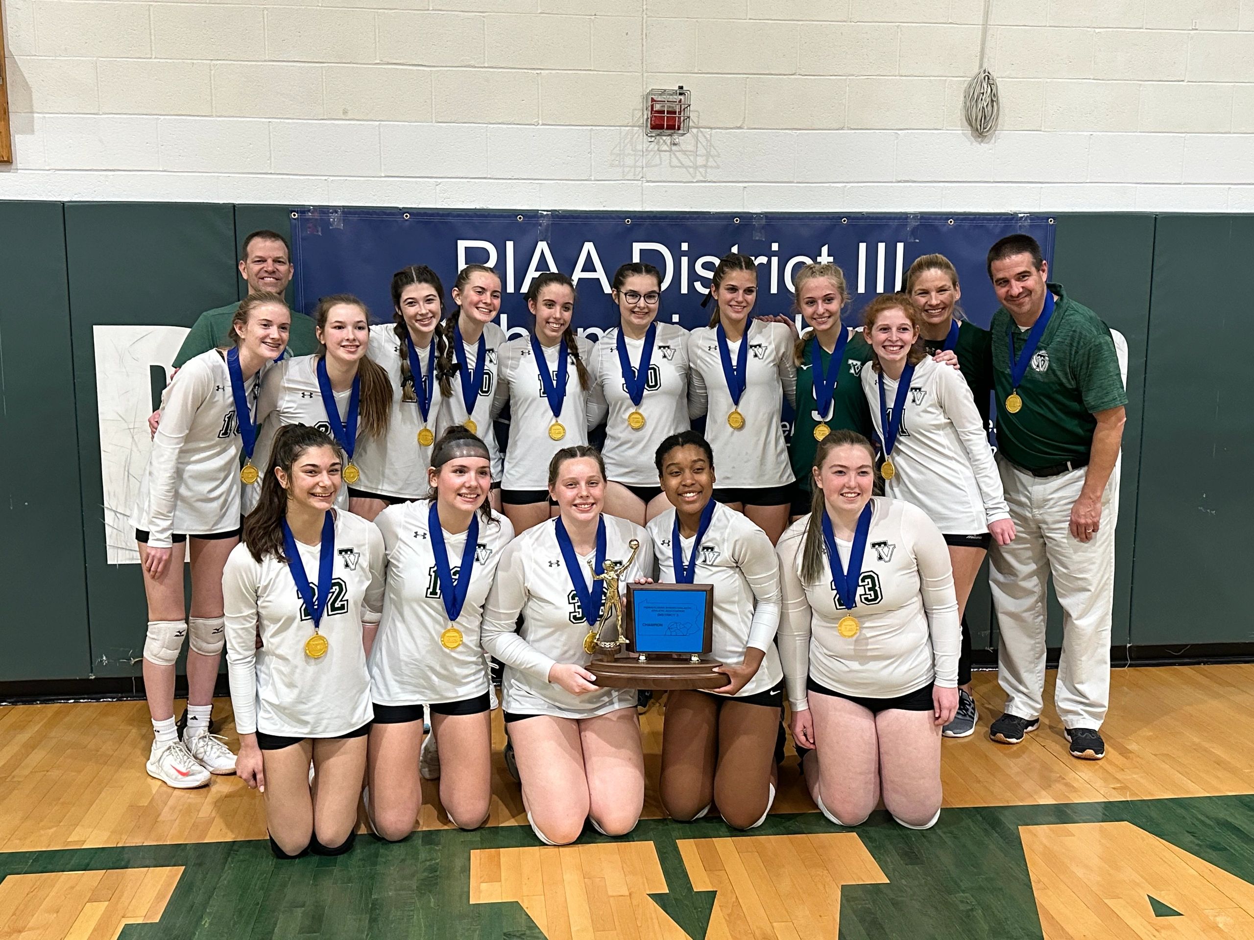 Raiders win first ever District III Volleyball championship