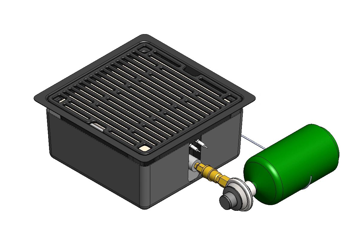 Table Grill | Raclette Style | Korean BBQ Outdoor Patio Table Propane ...