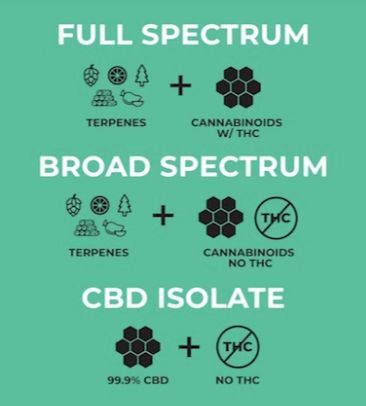 What is Full Spectrum? What is Broad Spectrum? What is Isolate?