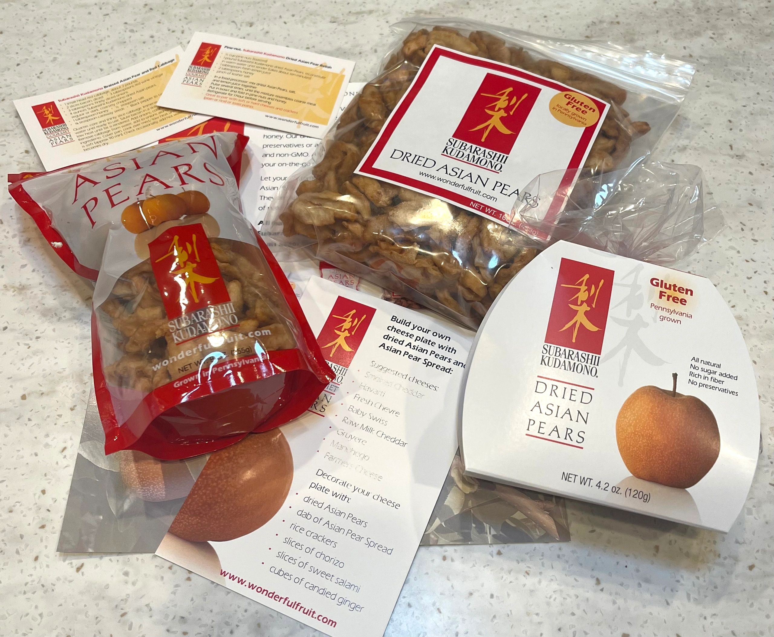 CHIC FOODIE ~ Dried Asian Pears Offer a Healthy Snacking Option