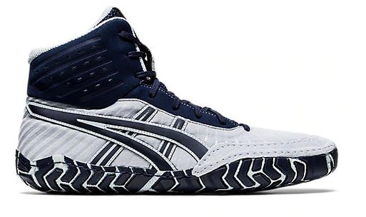 Asics Aggressor 4 LE Wrestling Shoes - SOFT SKY/MIDNIGHT