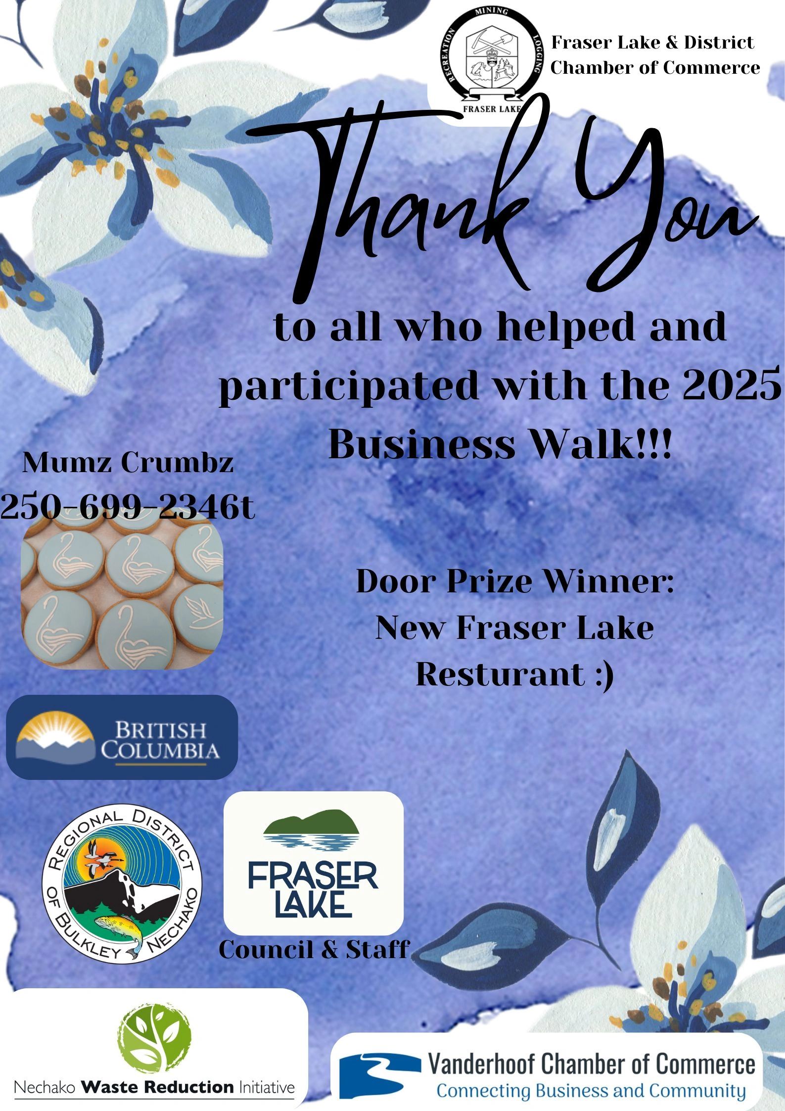 Fraser Lake & District Chamber Thanks You :)