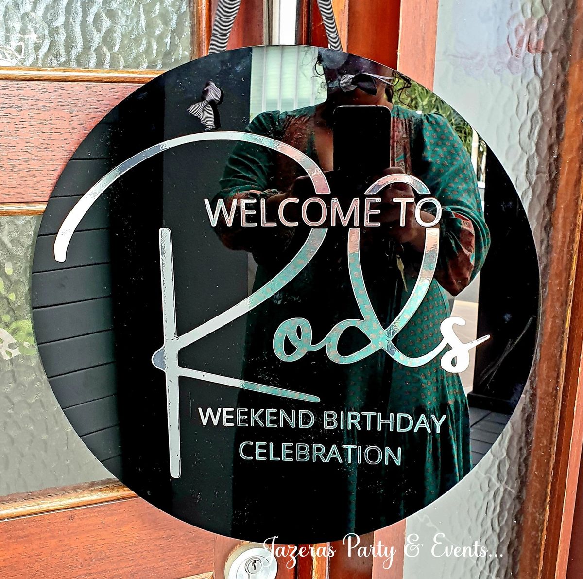 Welcome Birthday Surprise Balloon & signage Package