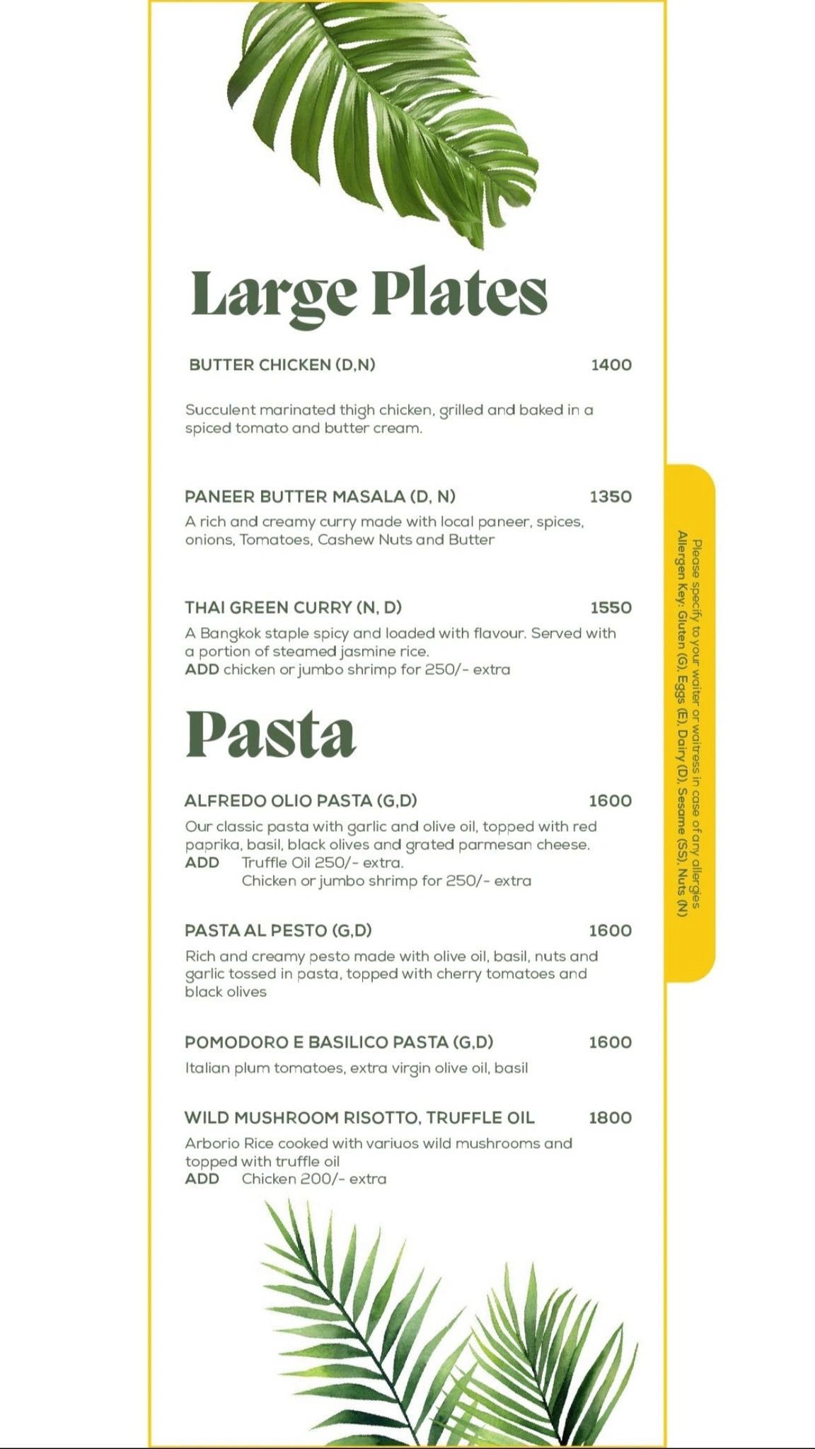 Yunion Restaurant Menu in GTC-Westlands - ToasterDing