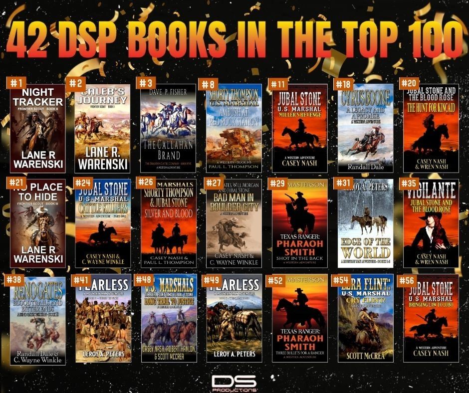 DSP Authors Score Forty-Two Bestsellers In The Amazon Top 100!