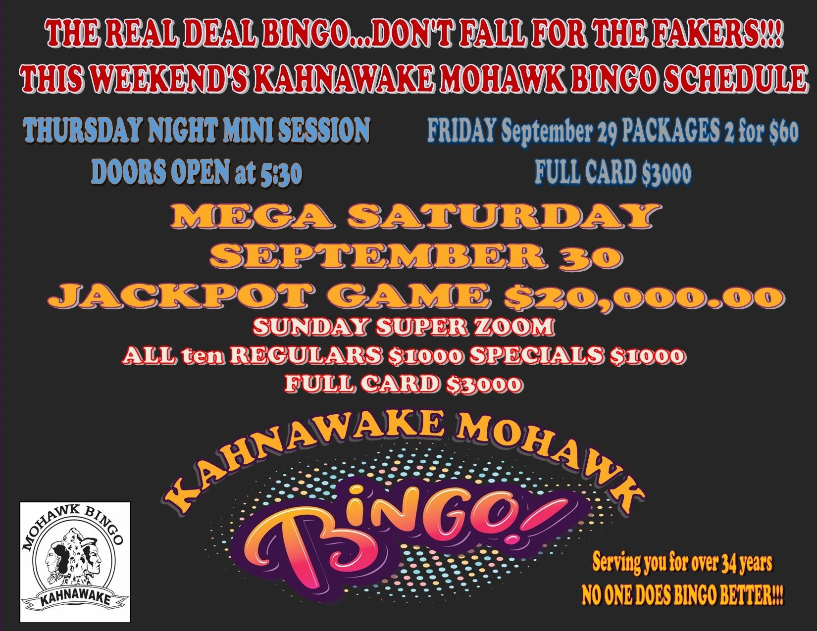 HOME [mohawkbingo.com]