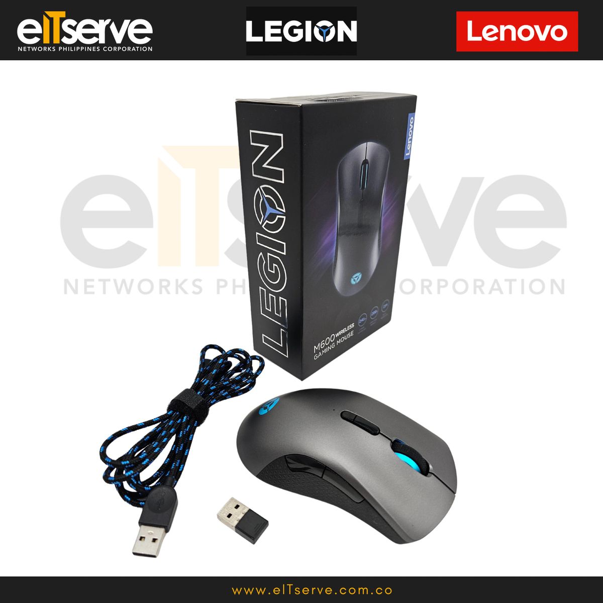 Lenovo Legion M600 Wireless Gaming Mouse (Tri Connection: 2.4ghz ...