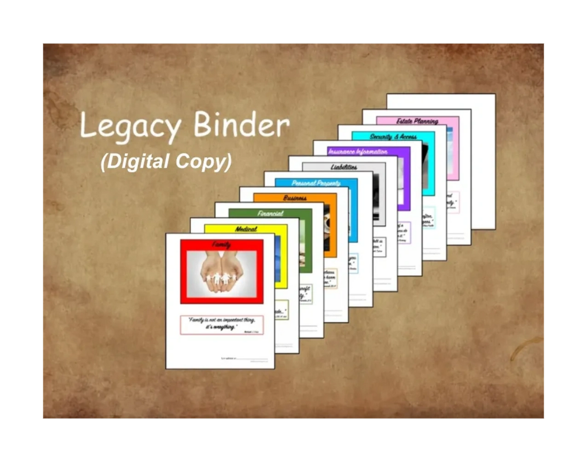 Digital Copy of Legacy Binder