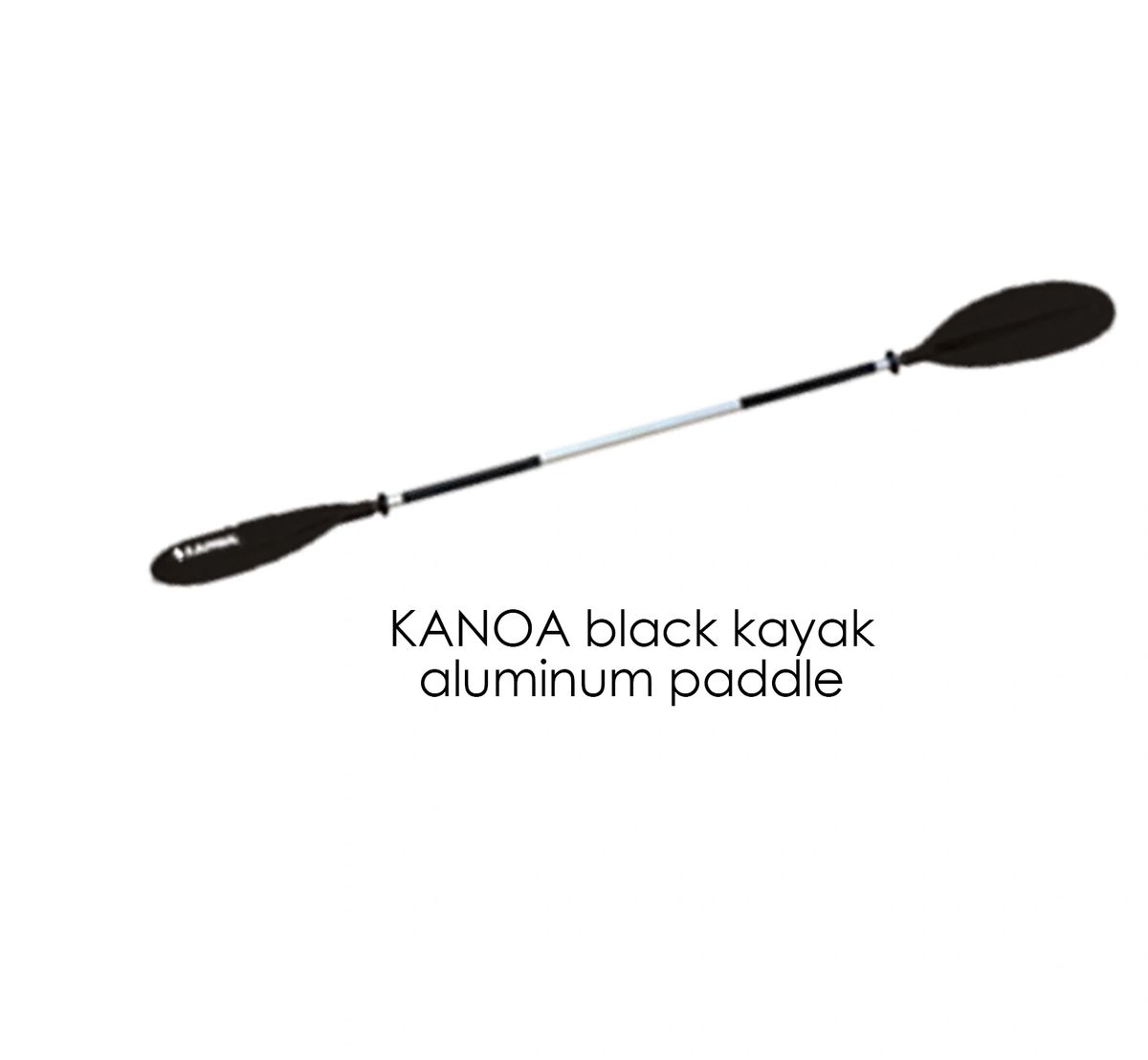KANOA kayak Black Aluminum paddle