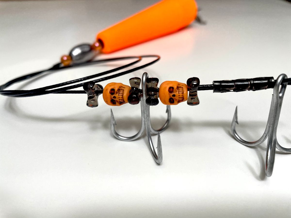 Alligator Gar Rig - Double Treble - Choose Color