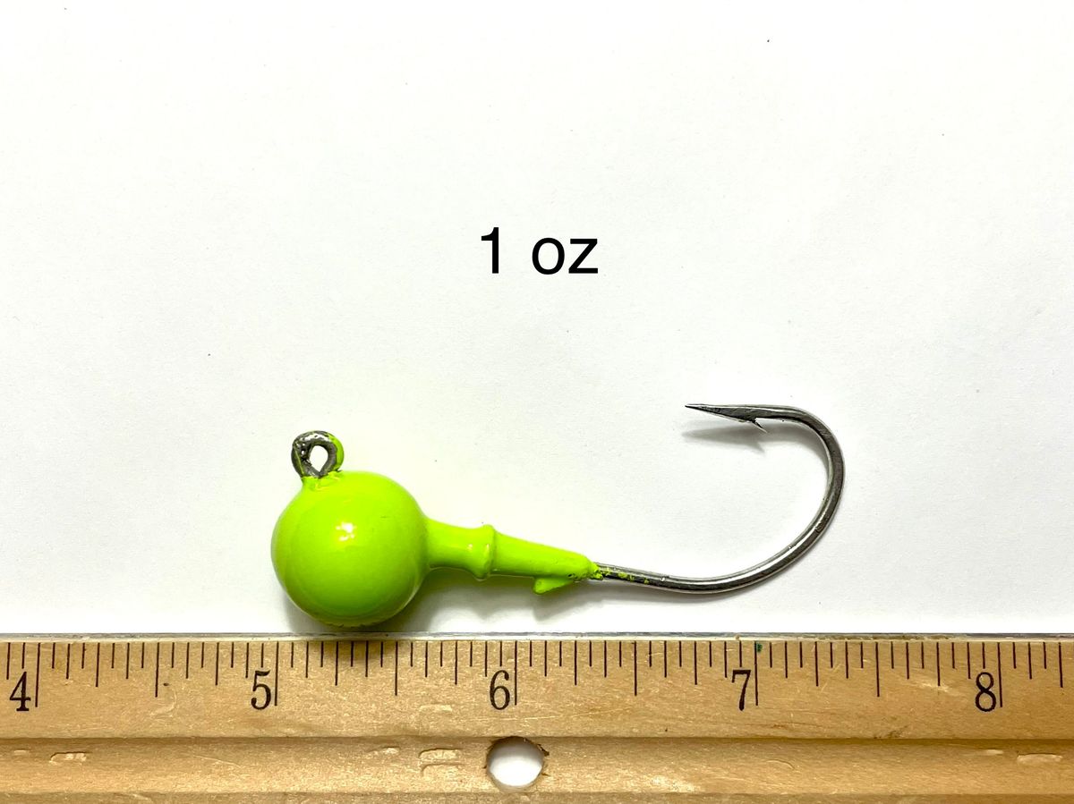 Large Ball Head Jigs (1oz-3oz) | eBay