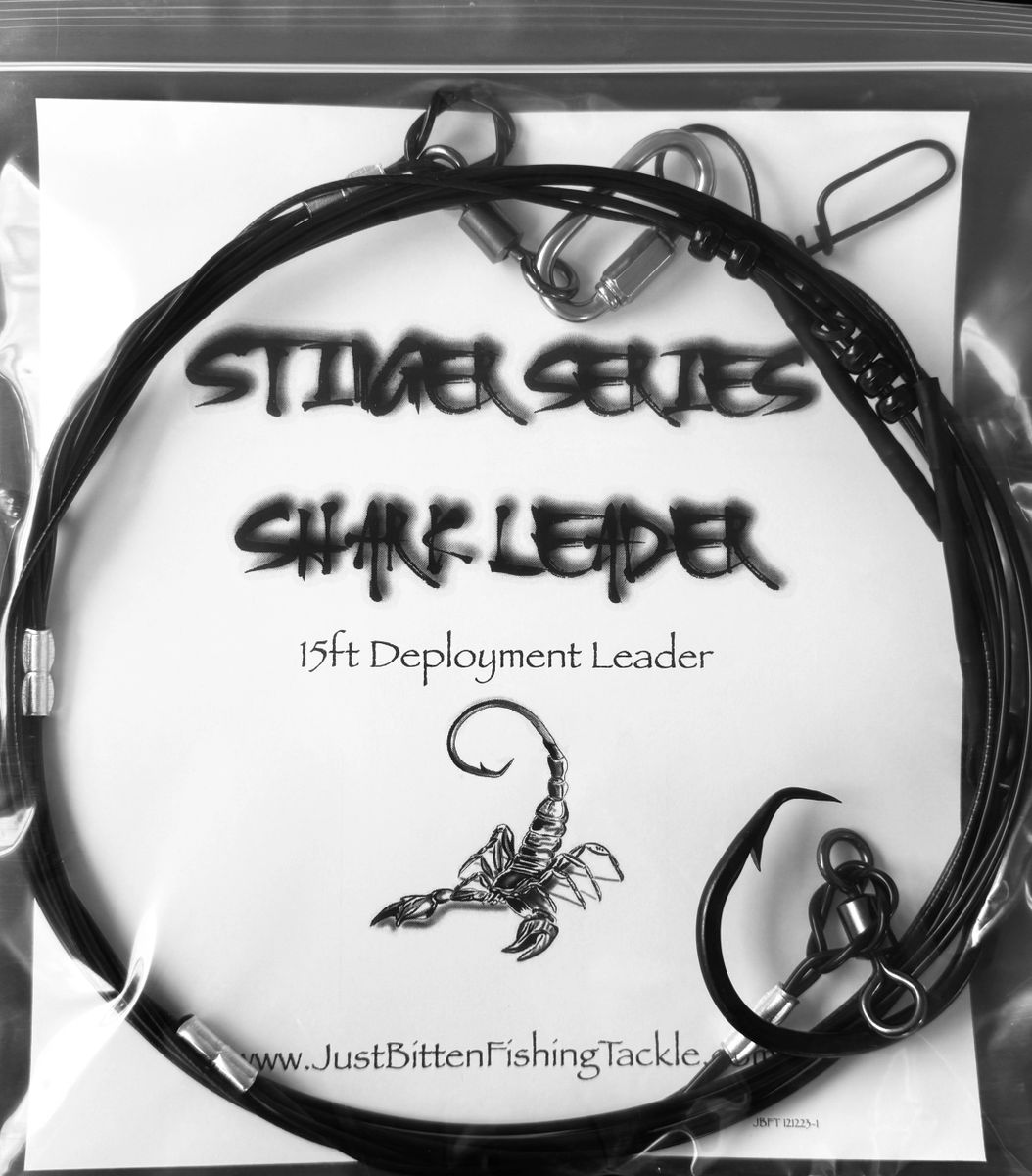Stinger Series - 15ft Deployment Shark Leader - 600lb Class