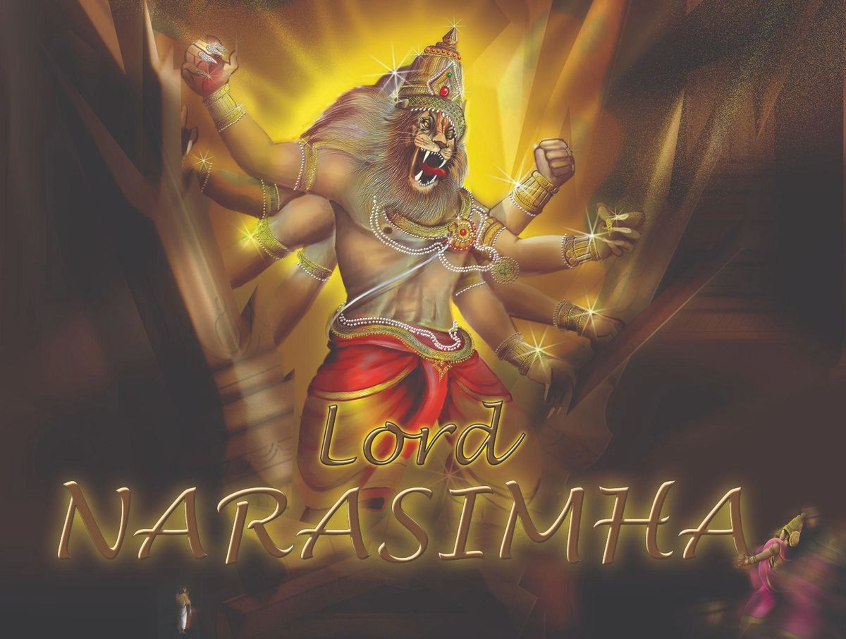 Lord Narasimha Dev - Kids activity book