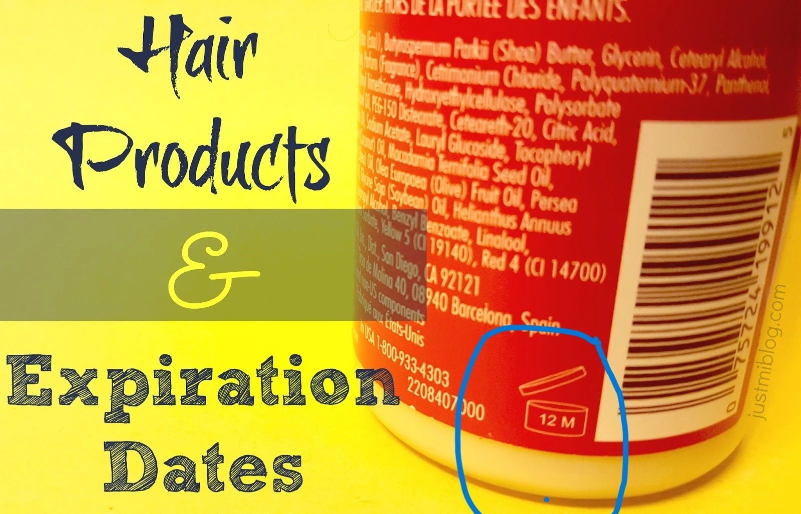 How to find your expiration date on your hair products