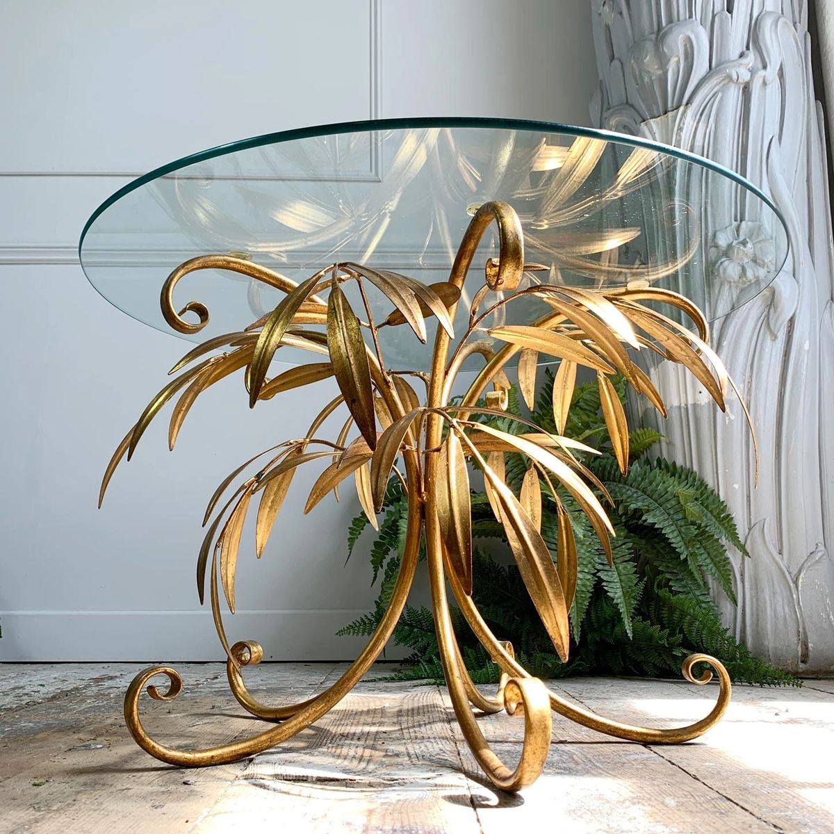 Italian Gold Leaf Coffee Table 1950’s