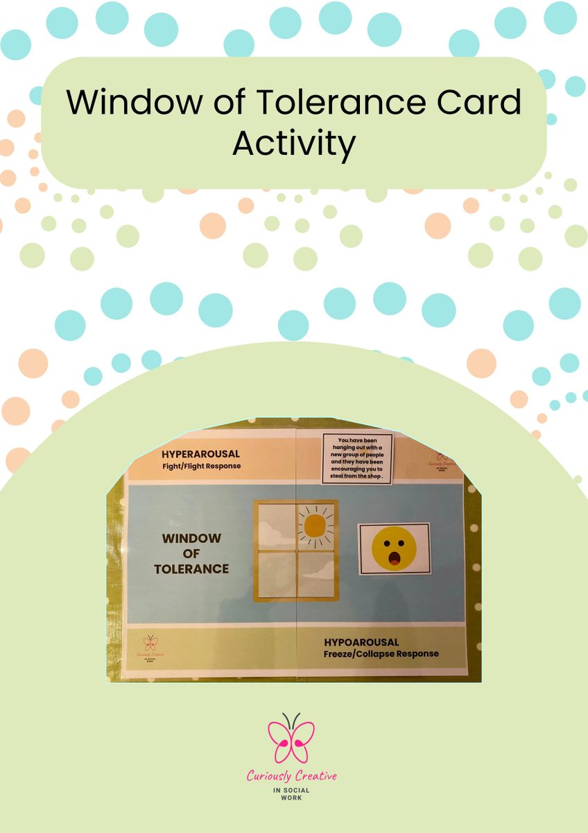 Window of Tolerance Card Activity