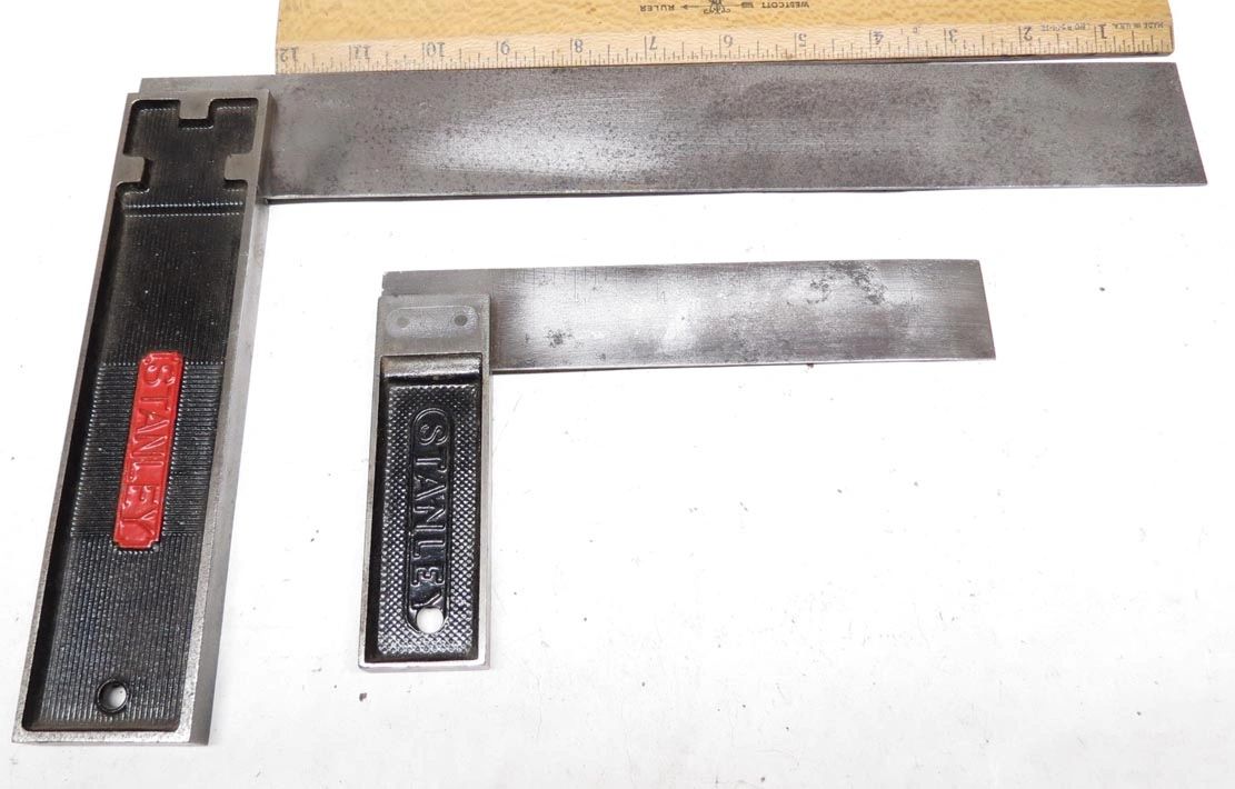 2 STANLEY TRY SQUARES