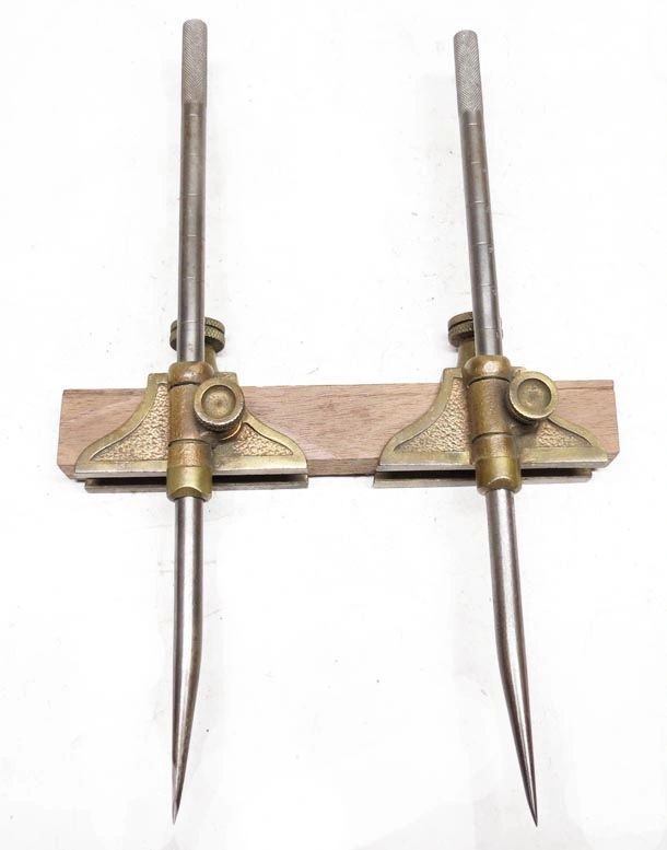 ANTIQUE BRASS TRAMMELS