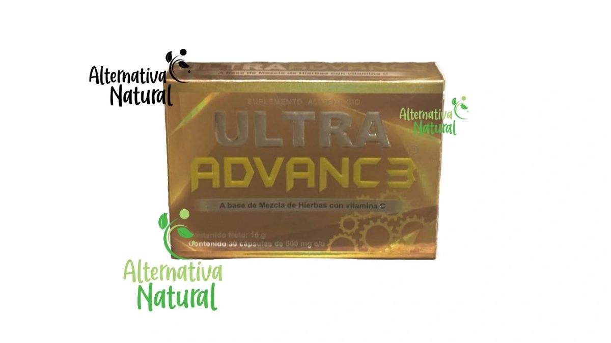ULTRA ADVANC3 - ULTRA ADVANCE 3 CON VITAMINA C - 30 CAPS 500MG