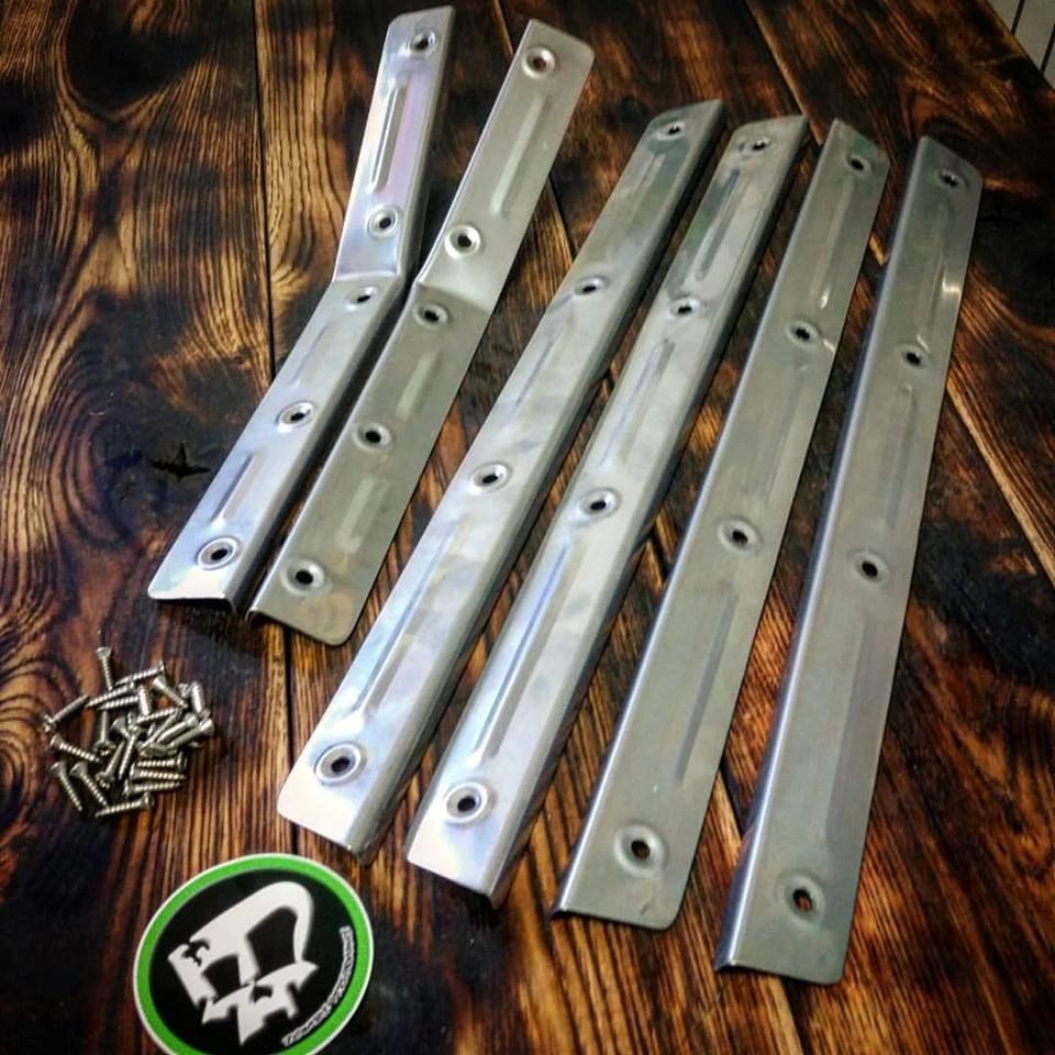 Early Econoline Stainless Scuff Plate KITS