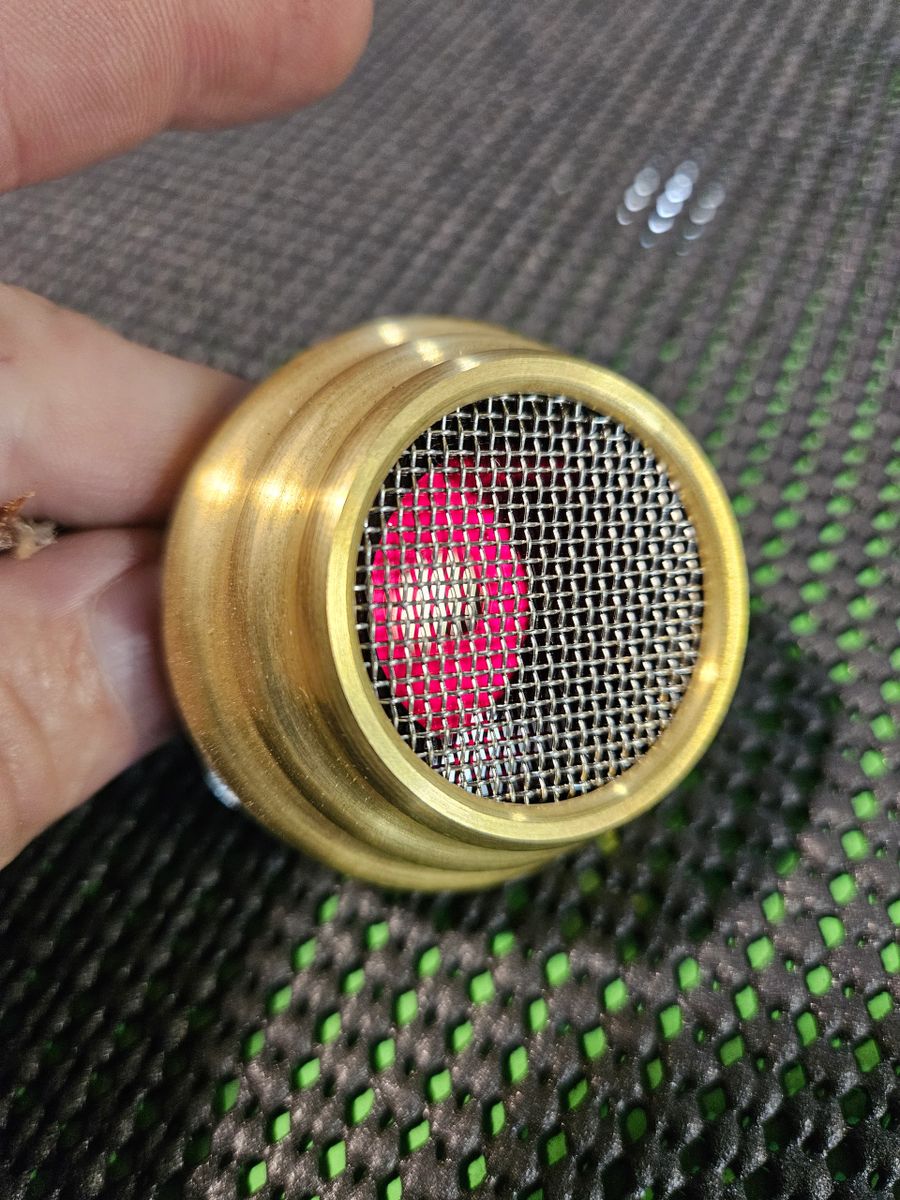 Afterhours Chopper Brass Ripple Tiny LED Tail Light