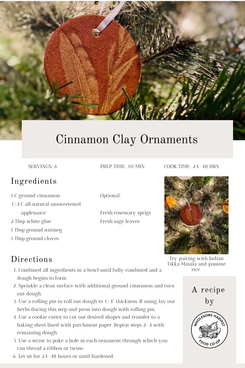 Cinnamon Clay Ornaments