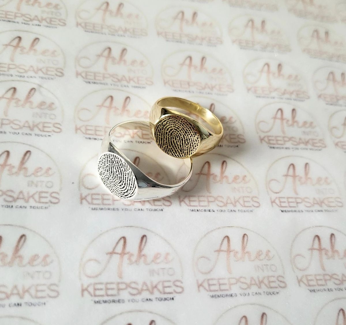 Signet Fingerprint Ring