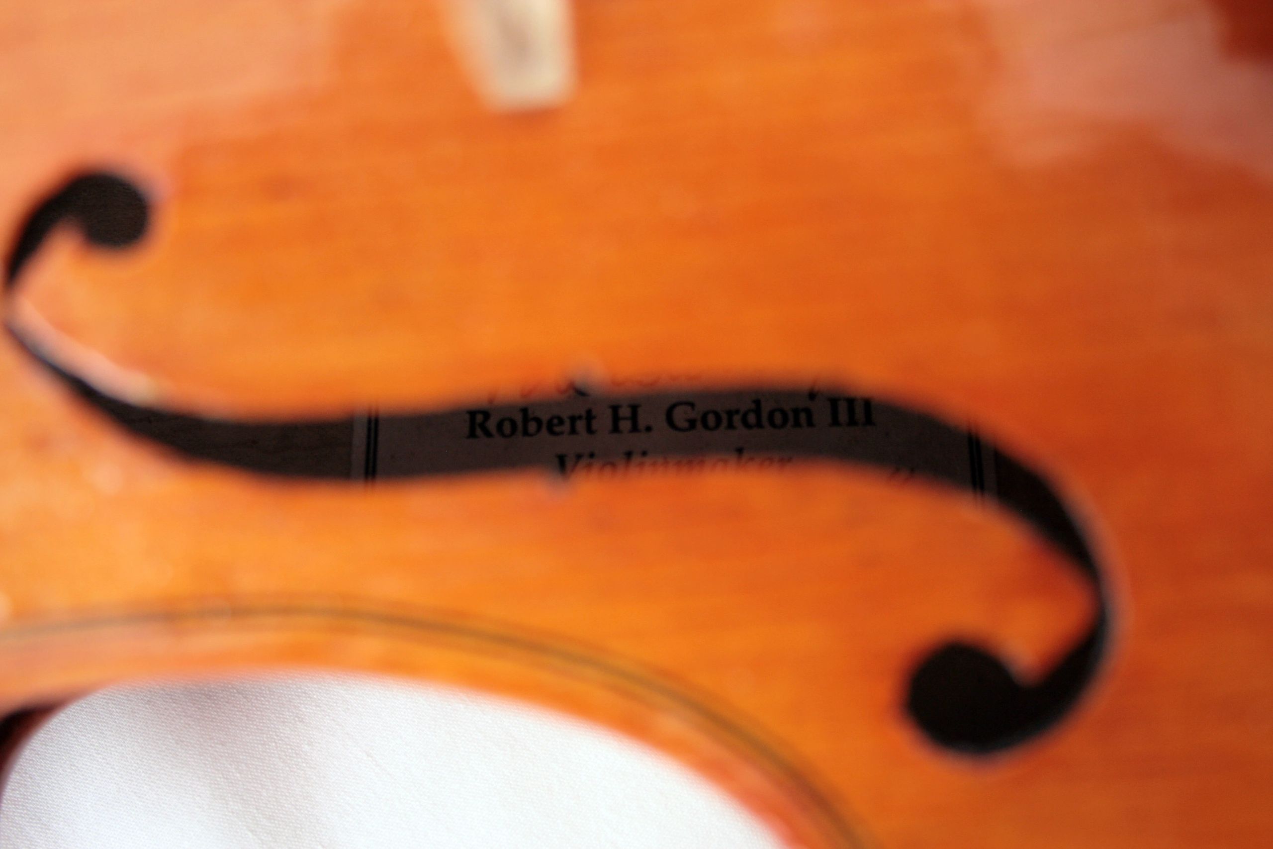 Robert Gordon III Violin Maker