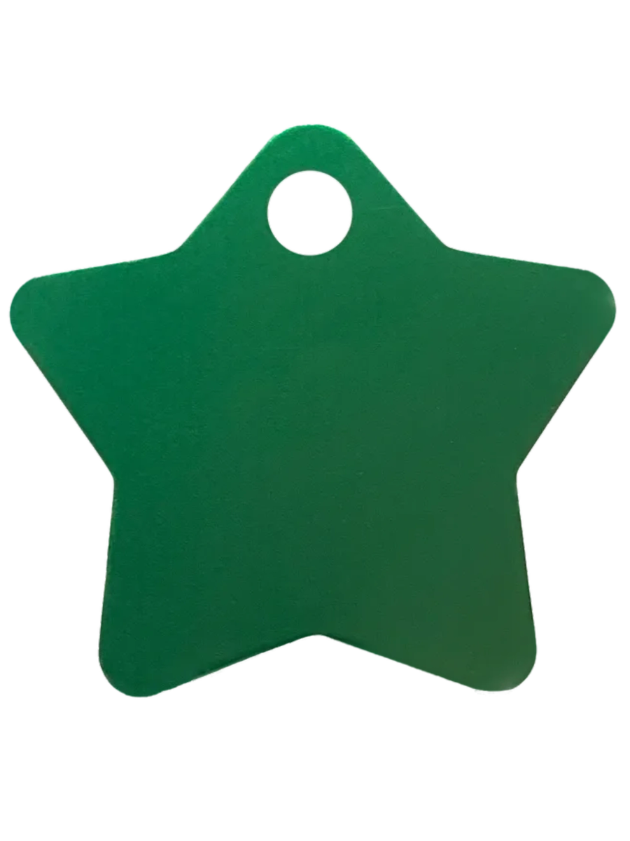 Estrella Chica Verde para Mascotas - CWS-GR