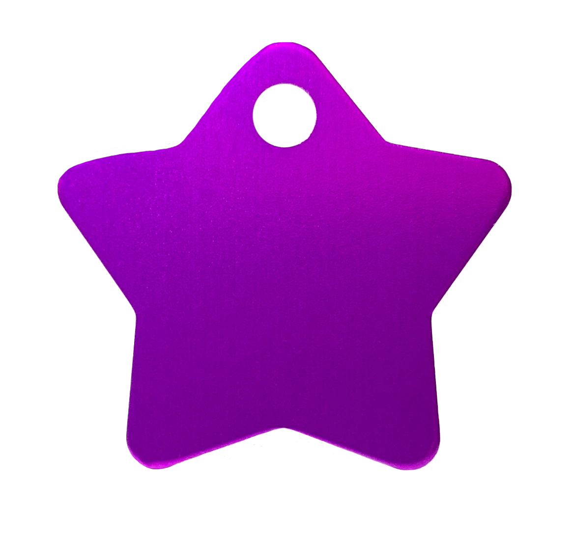 Estrella Chica Morada para Mascotas - CWS-PR