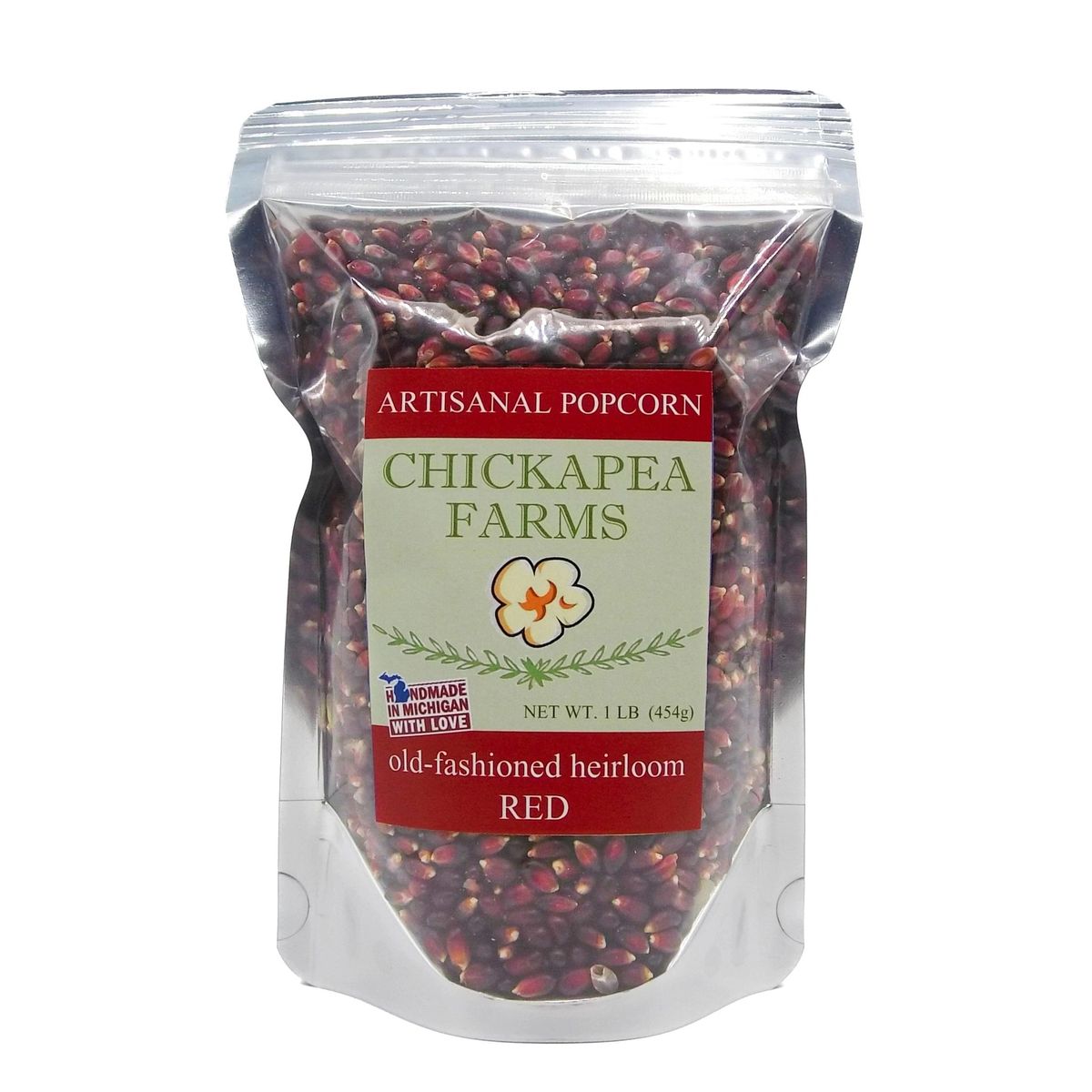 Heirloom Popcorn, Red Kernel