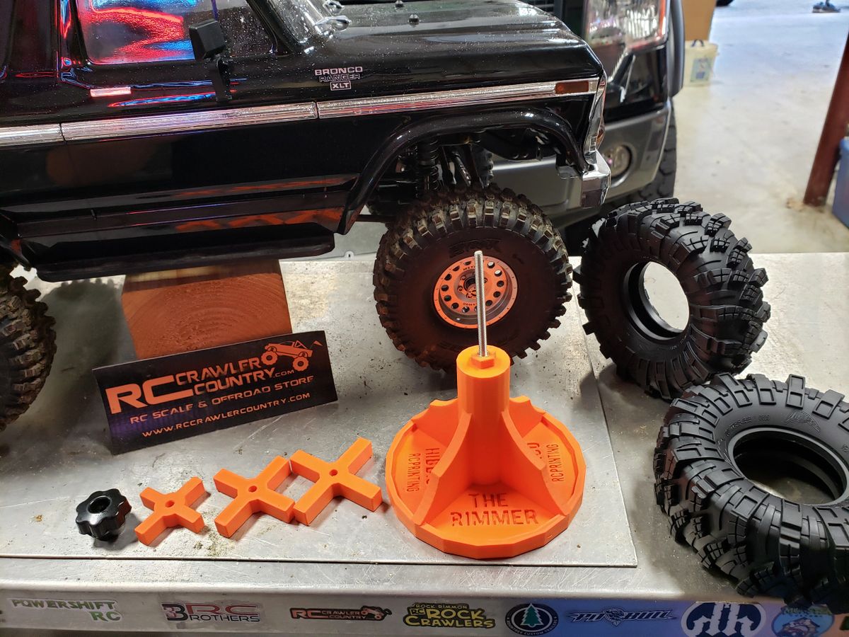 Hibbco Rimmer Wheel Tire Installation Aid/Tool Orange