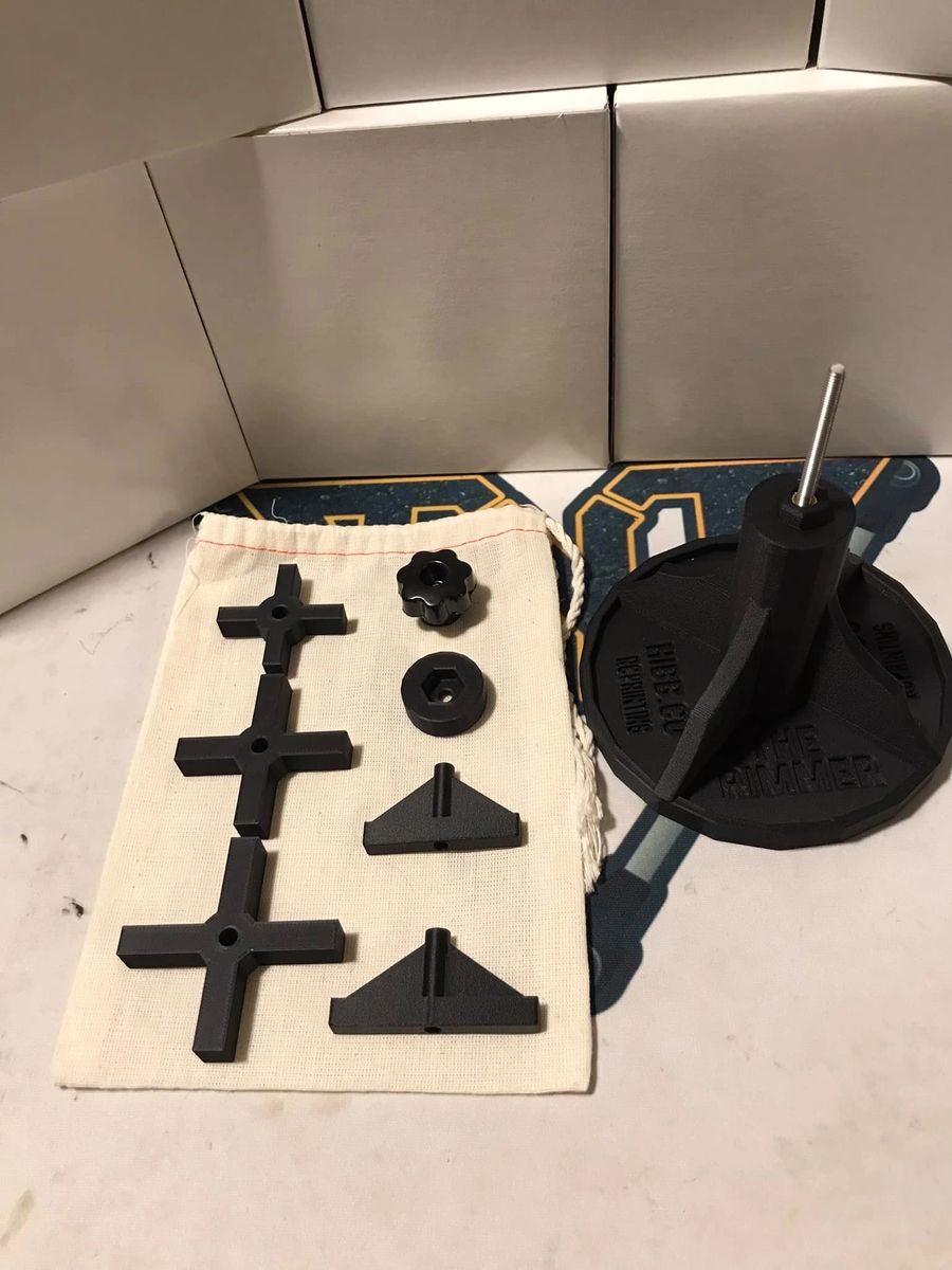 Hibbco Rimmer Wheel Tire Installation Aid/Tool Black