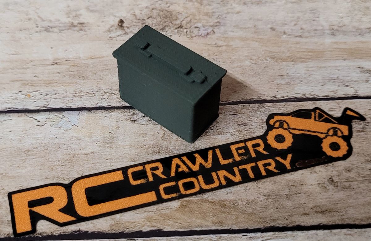 SBC 1/10 Scale Ammo Box for RC Crawler Scale Garage 3D Printed 009Green