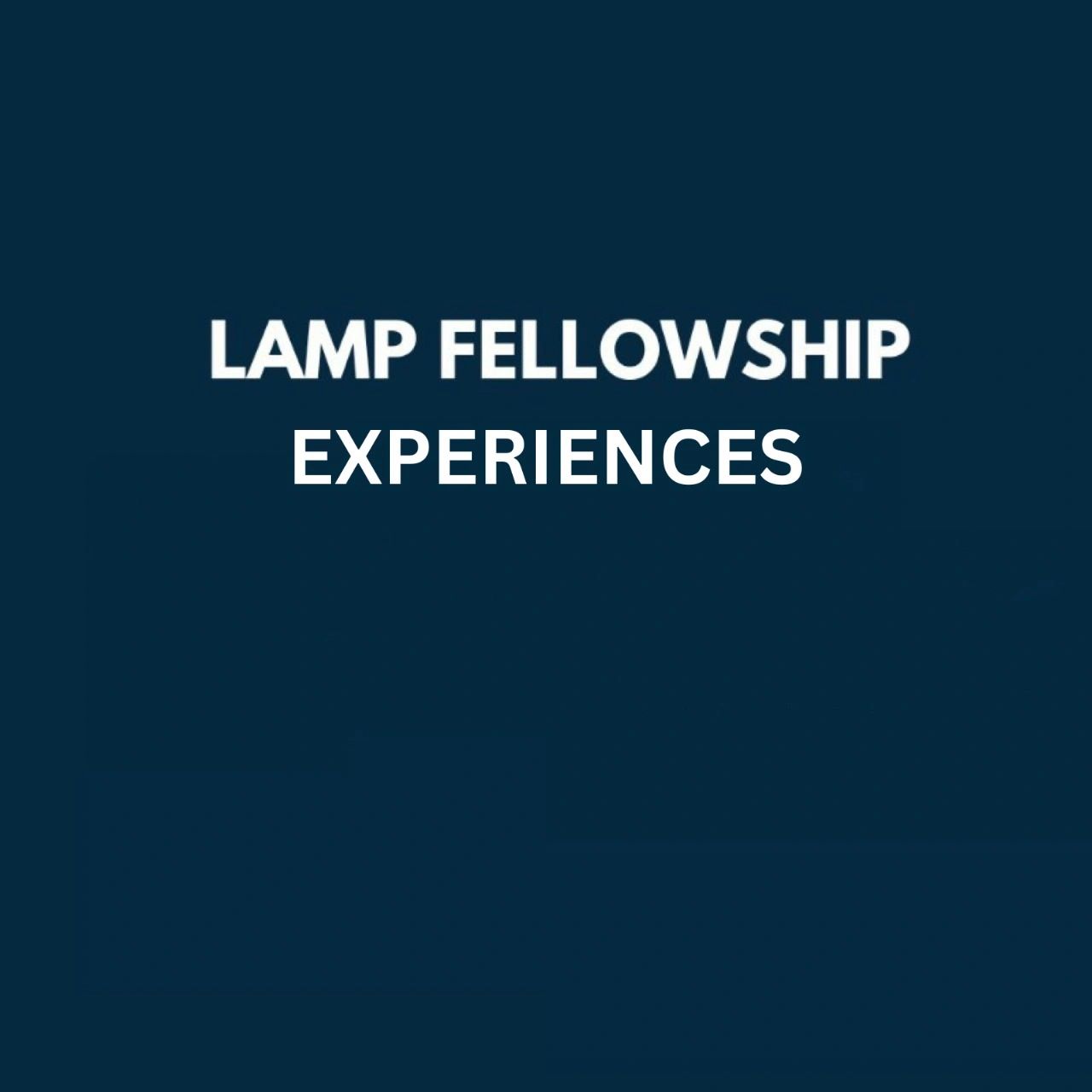 LAMP Fellowship Experiences- Hear directly from former Fellows!