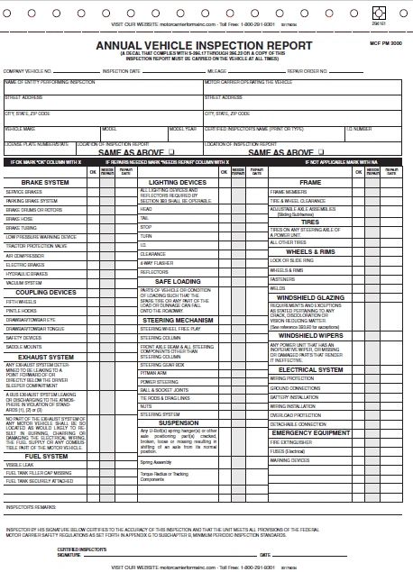 MCF-PM-3000 (500 FORMS)