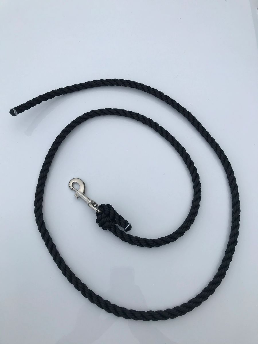 6' Rope Lead with Silver Clip